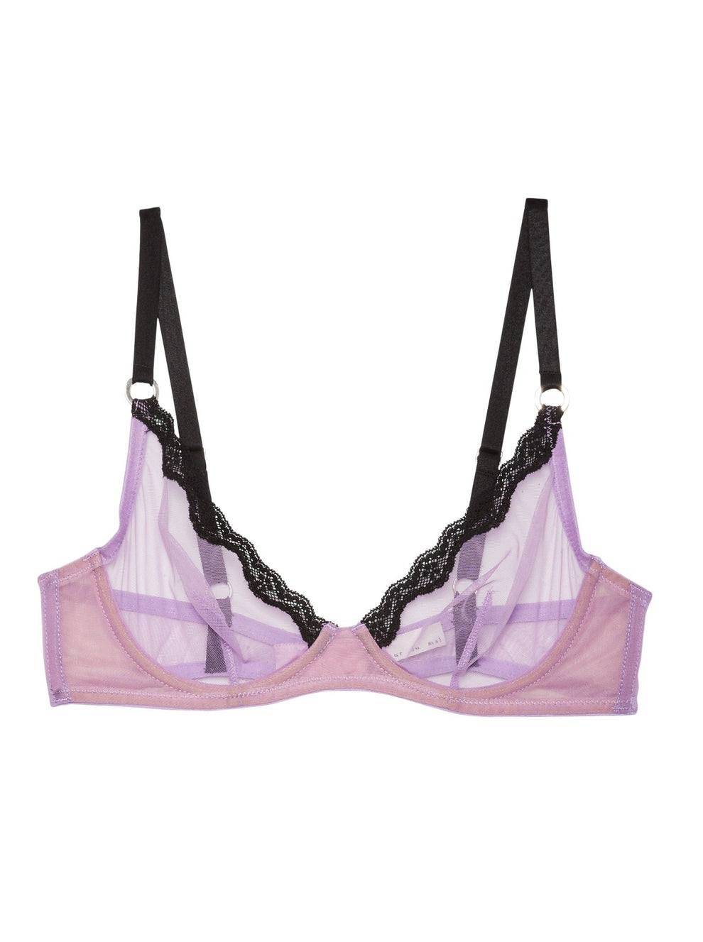 Fleur du Mal: Sheer Tulle Demi Bra - 38F, 38G – Azaleas