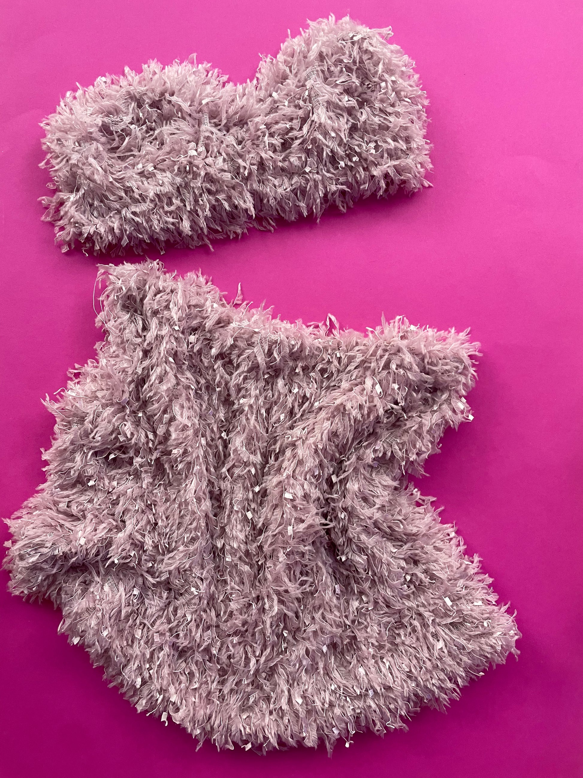 Miss Crofton: Heather Feathered Miniskirt - M/L – Azaleas