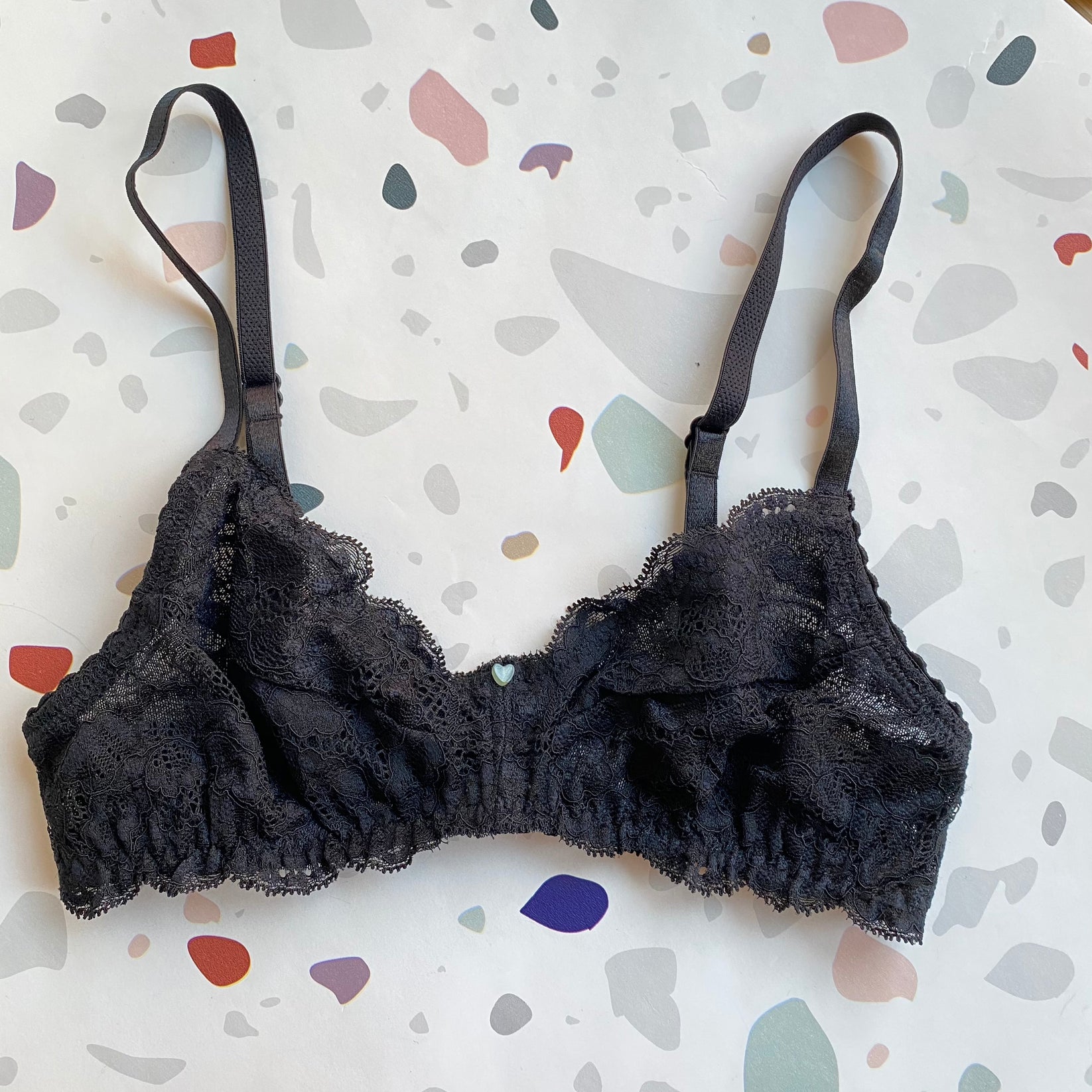 Clo: Fortuna Lace Wireless Soft Bra - Black – Azaleas